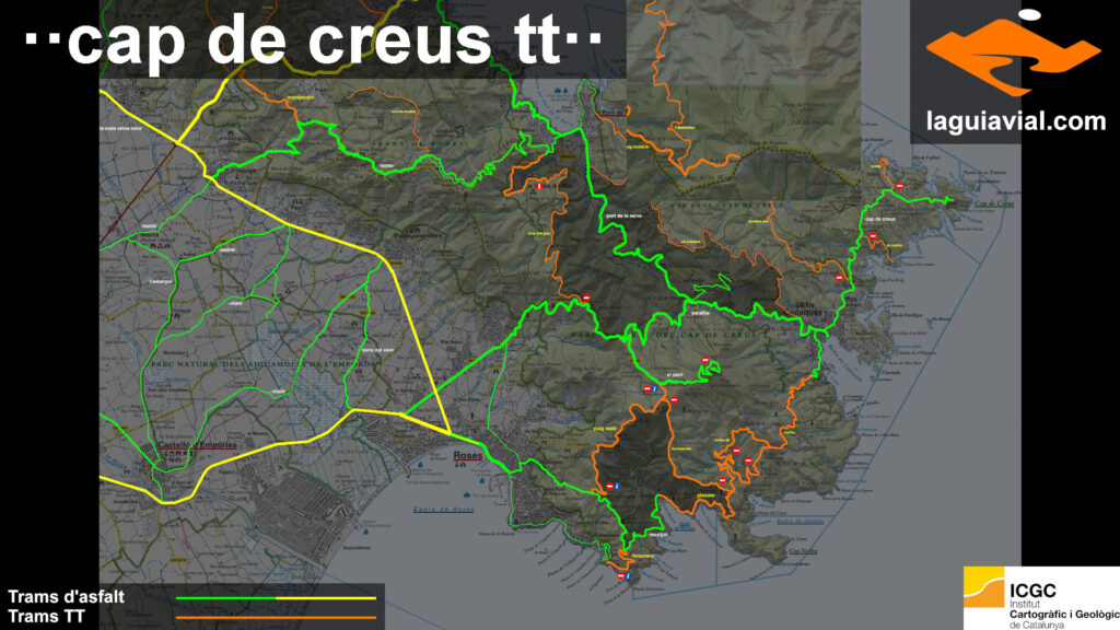 Les Millors Rutes, Cap de Creus Ruta en moto TT LA GUIA VIAL